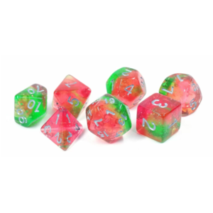 Sirius Dice - Polyhedral Set (7) - Lotus Glow - Card & Dice Games ...
