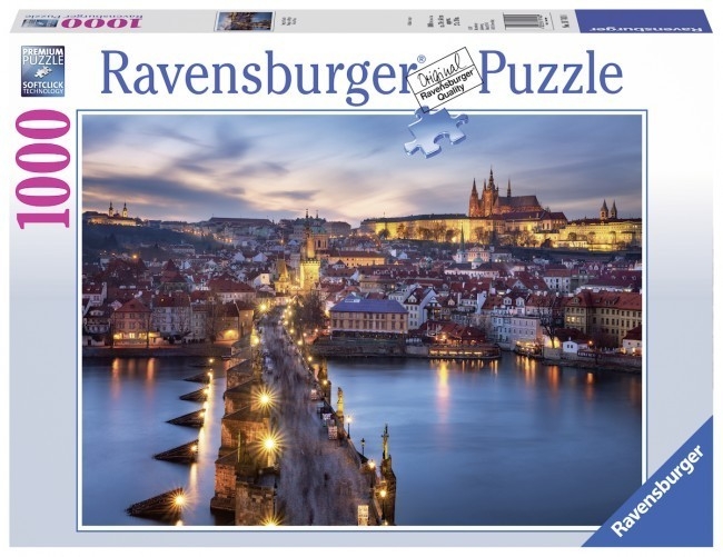 Ravensburger - 1000 piece - Prague at Night - Jigsaws-1000 : The Games ...