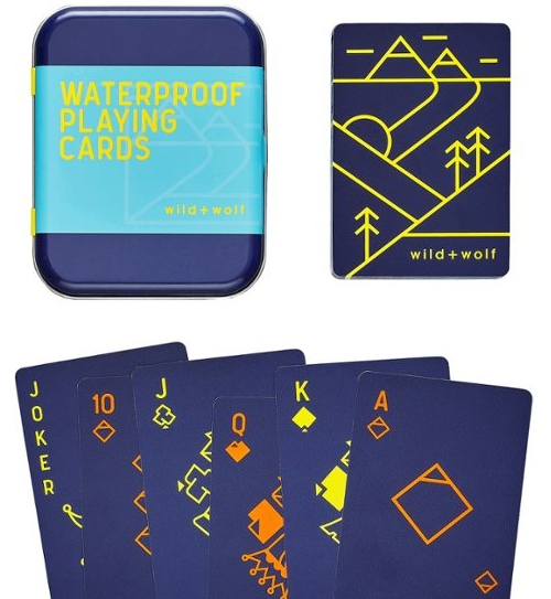 Waterproof Playing Cards in Tin - Card & Dice Games-Playing Cards : The ...
