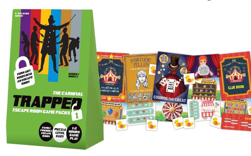 Trapped - Escape Room Games - Series 1 - Board Games-General : The ...