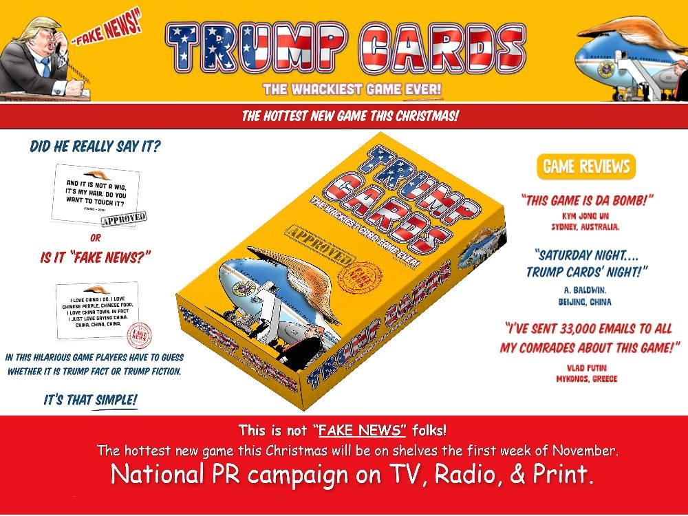 Trump Cards - Card Game - Card & Dice Games-General : The Games Shop ...