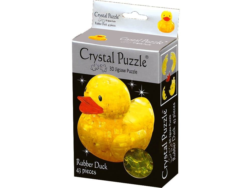 3D Crystal Puzzle - Rubber Duck - Jigsaws-Themed : The Games Shop ...