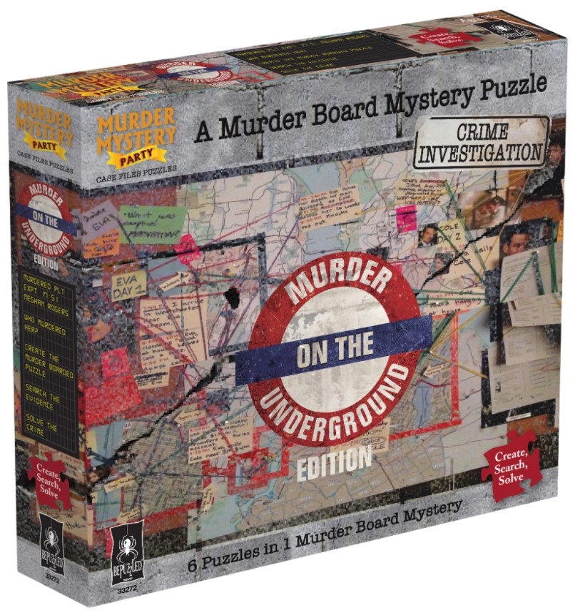 Murder Mystery Puzzle - Murder on the Underground - Board Games-General ...