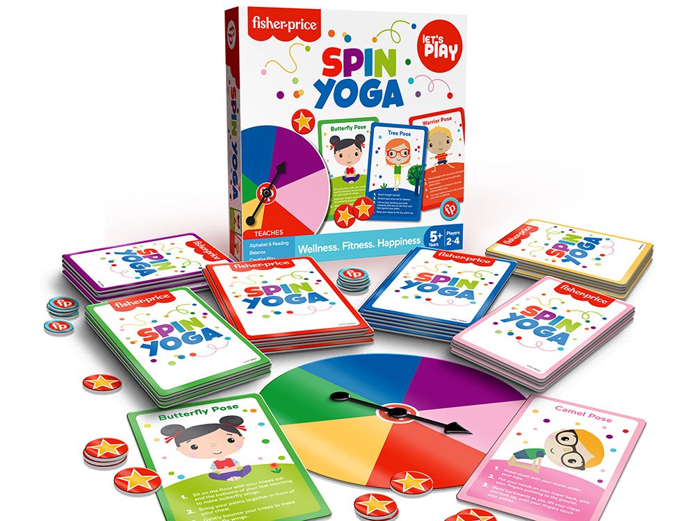 Fisher-Price Kids - Spin Yoga - Board Games-Kids : The Games Shop ...