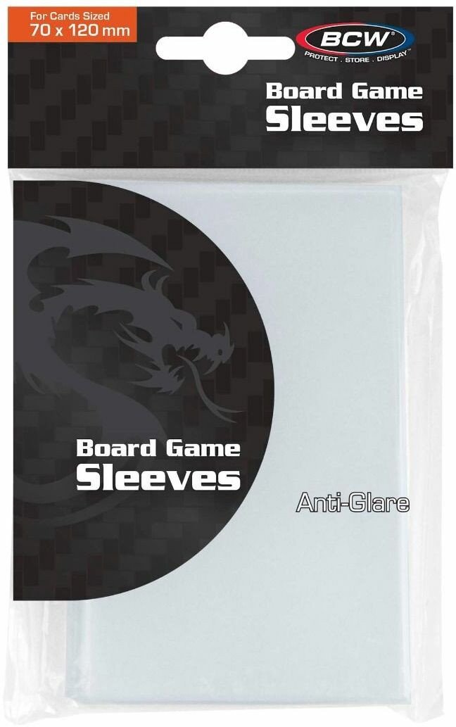BCW Board Game Sleeves - Matte Standard Tarot 70mm x 120mm - Board ...
